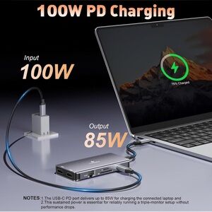 Computers, Laptops & Parts | 9in1 4k Dual Monitor Docking Hub | Poshmark